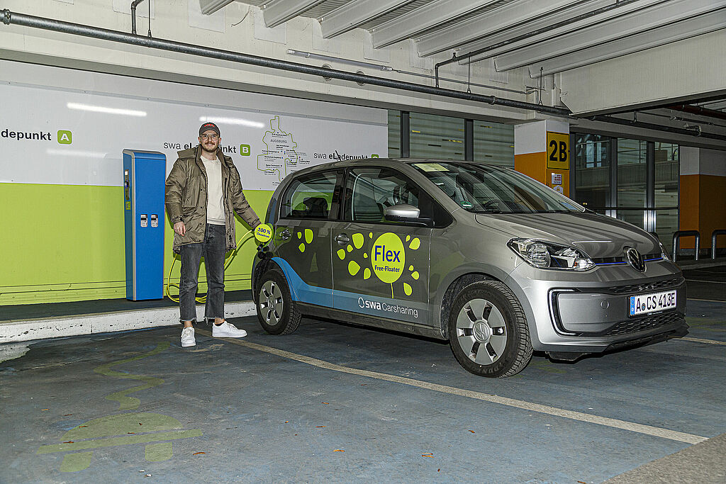 Als Student ein Elektroauto fahren? swa Carsharing macht’s möglich