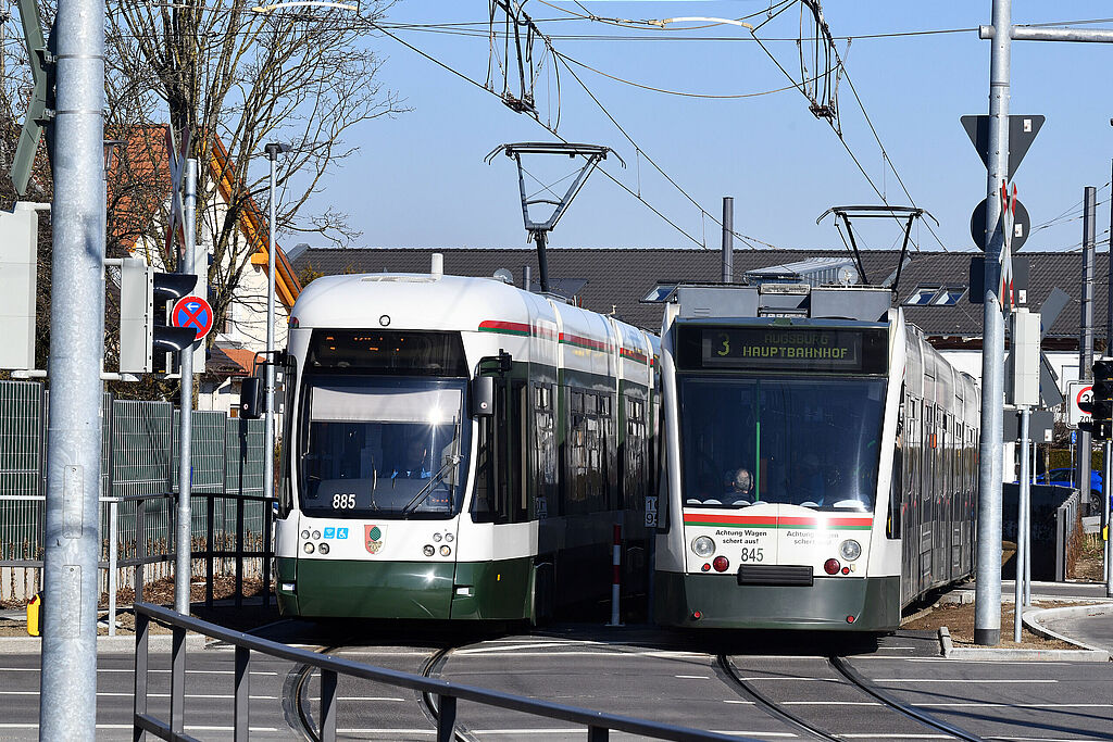 Die Linie 3 ist gut in Fahrt